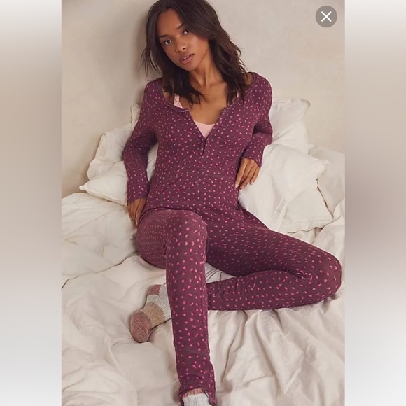 Free People | Intimates & Sleepwear | Free People Home Alone Long Johns ...